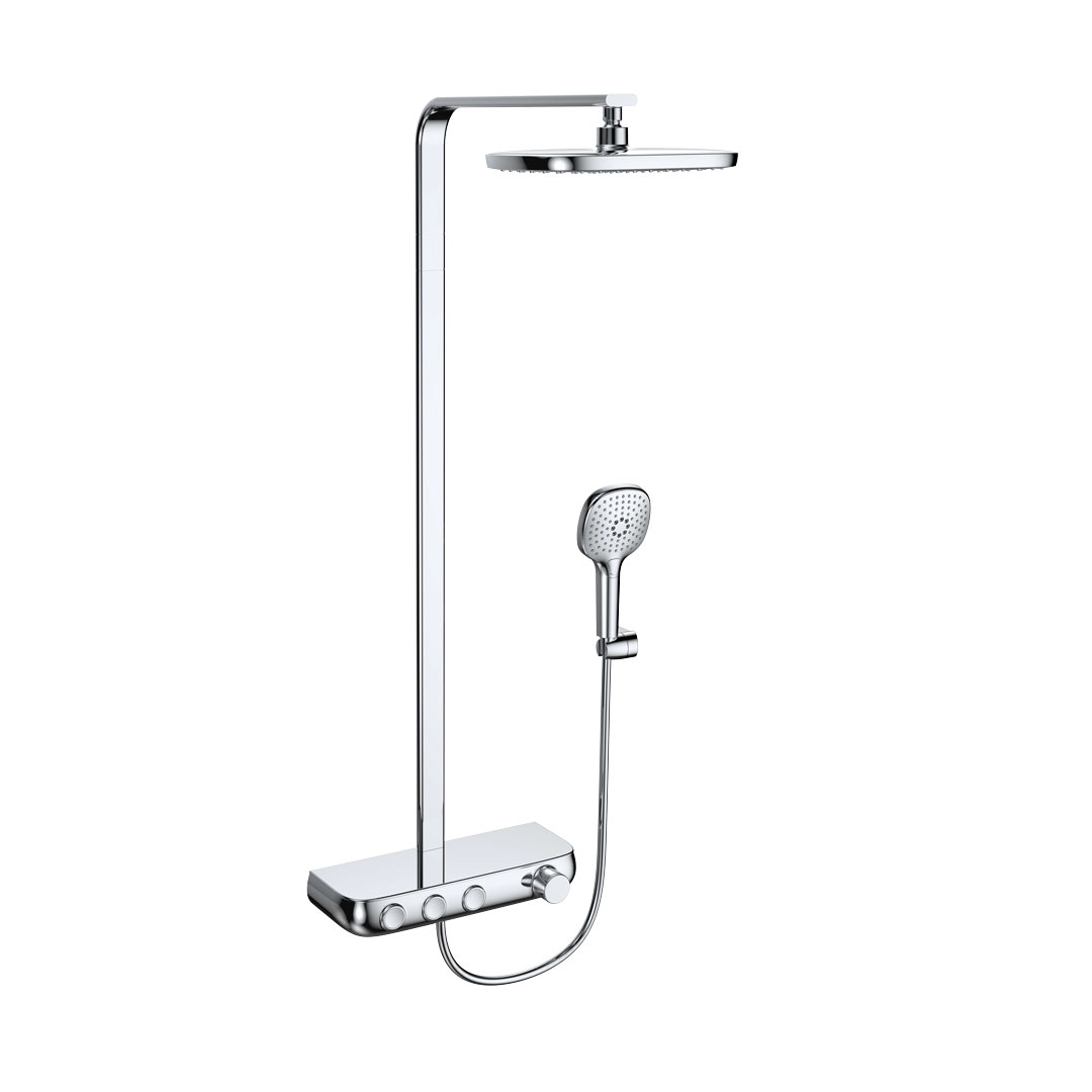 Bravat Single Handle Wall Mounted Shower Bar (w/o Spout) - Superior Home