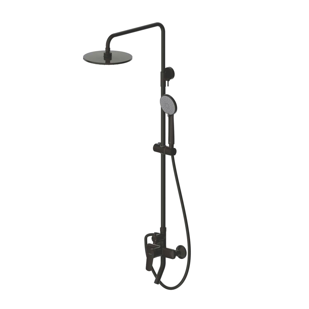 Bravat Single Handle Wall Mounted Shower Bar (w/o Spout) - Superior Home